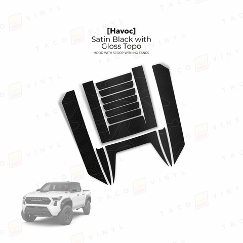 2024+ Tacoma Havoc Hood Scoop Stamp (W/ No Fangs) – Overland Expedition ...