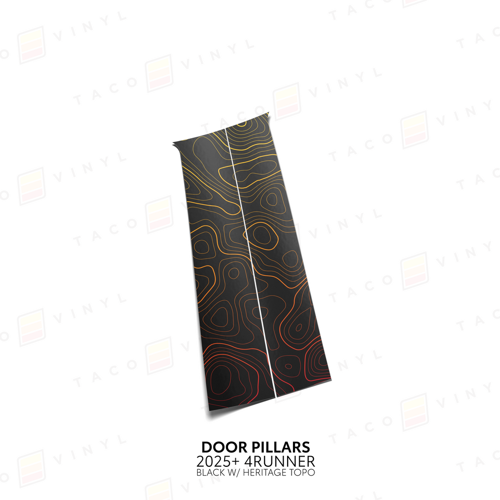 2025+ 4Runner Door Pillar Decals – Overland Expedition Outfitters