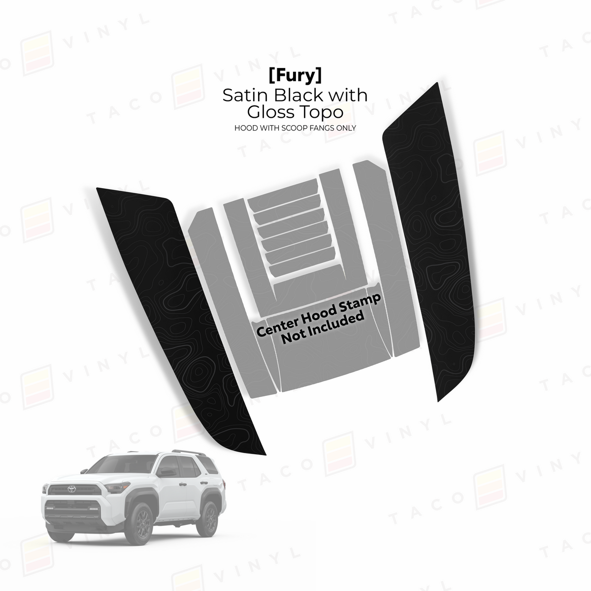 2025+ 4Runner Fury Hood Stamp (Fangs Only) – Overland Expedition Outfitters
