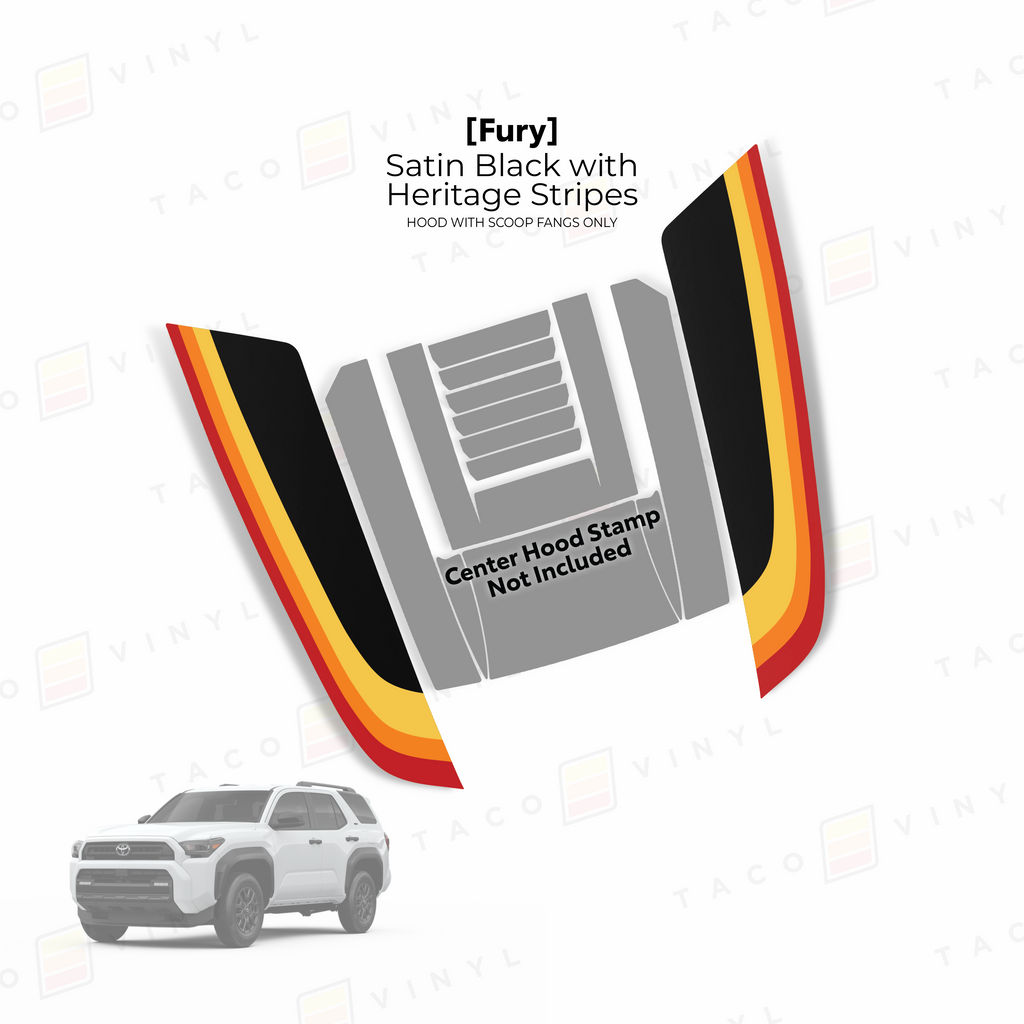 2025+ 4Runner Fury Hood Stamp (Fangs Only) – Overland Expedition Outfitters