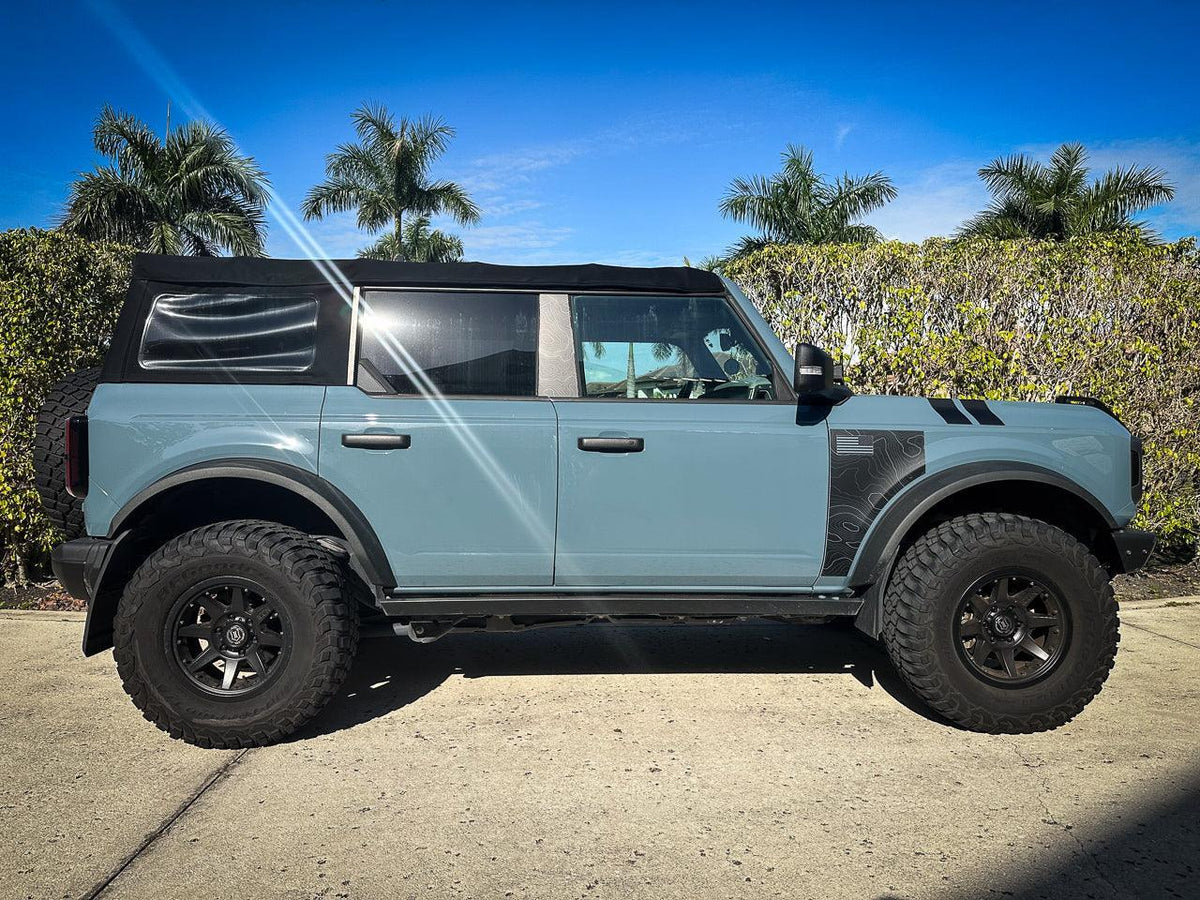 3D Carbon Rear Window Triangle Overlay - 2021+ Bronco 4 Door – Overland ...