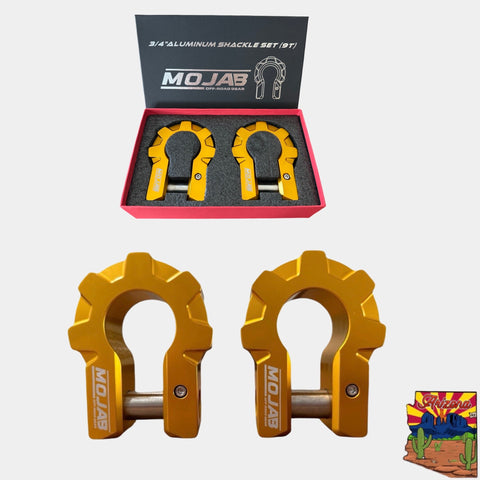 3/4'' Extreme duty Aluminum D-Shackle set (9T) (LIFETIME WARRANTY ...