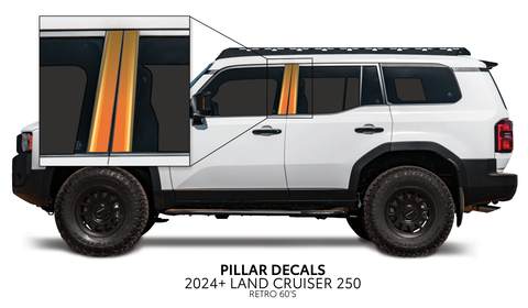 2024+ Land Cruiser 250 Door Pillar Decals – Overland Expedition Outfitters