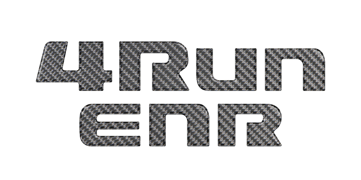 Rear Hatch Letter Overlays Fits 2010-2024 Toyota 4Runner – Overland ...