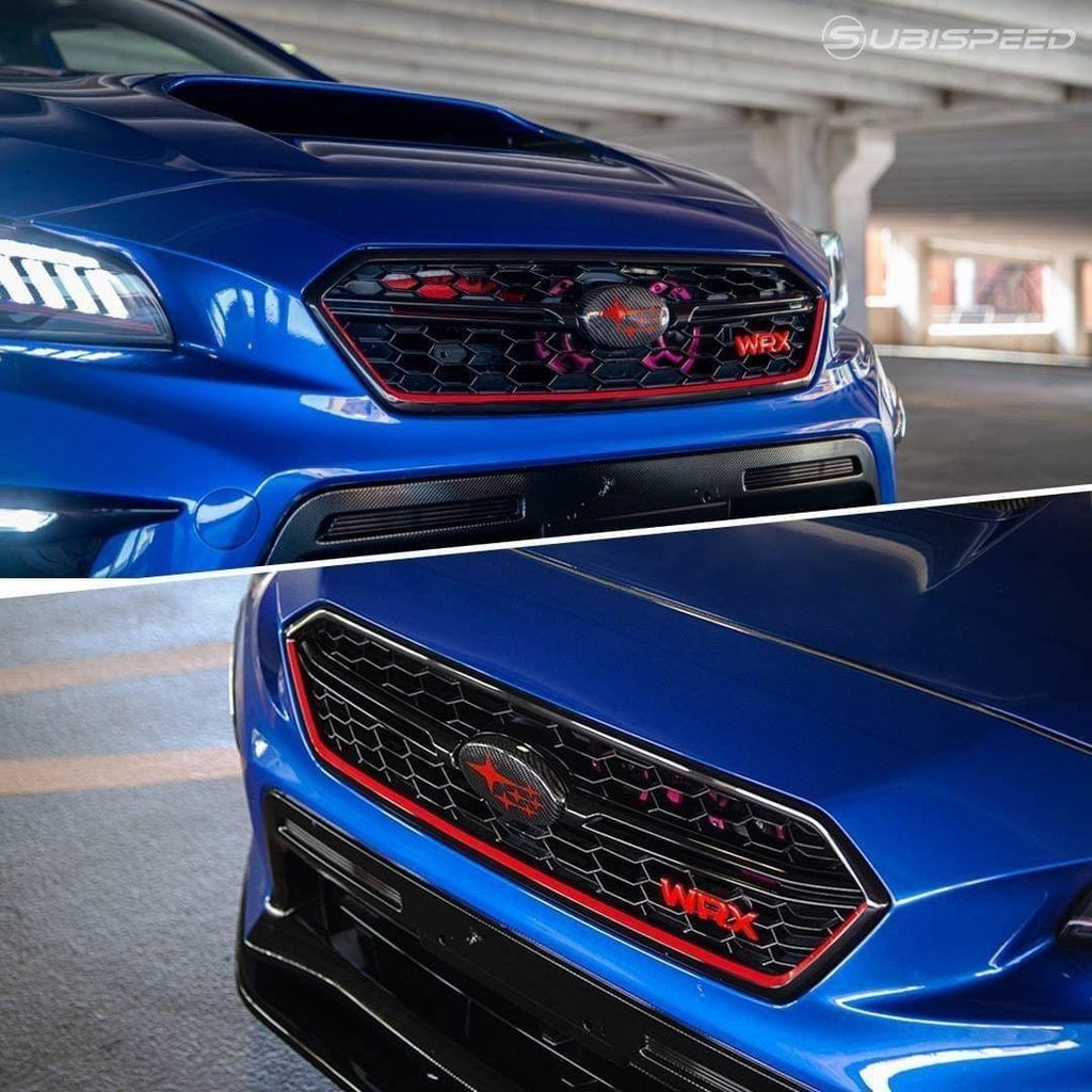 Subaru WRX STI S208 Type RA Style Grille Pinstripe - 2018-2021 WRX / S ...