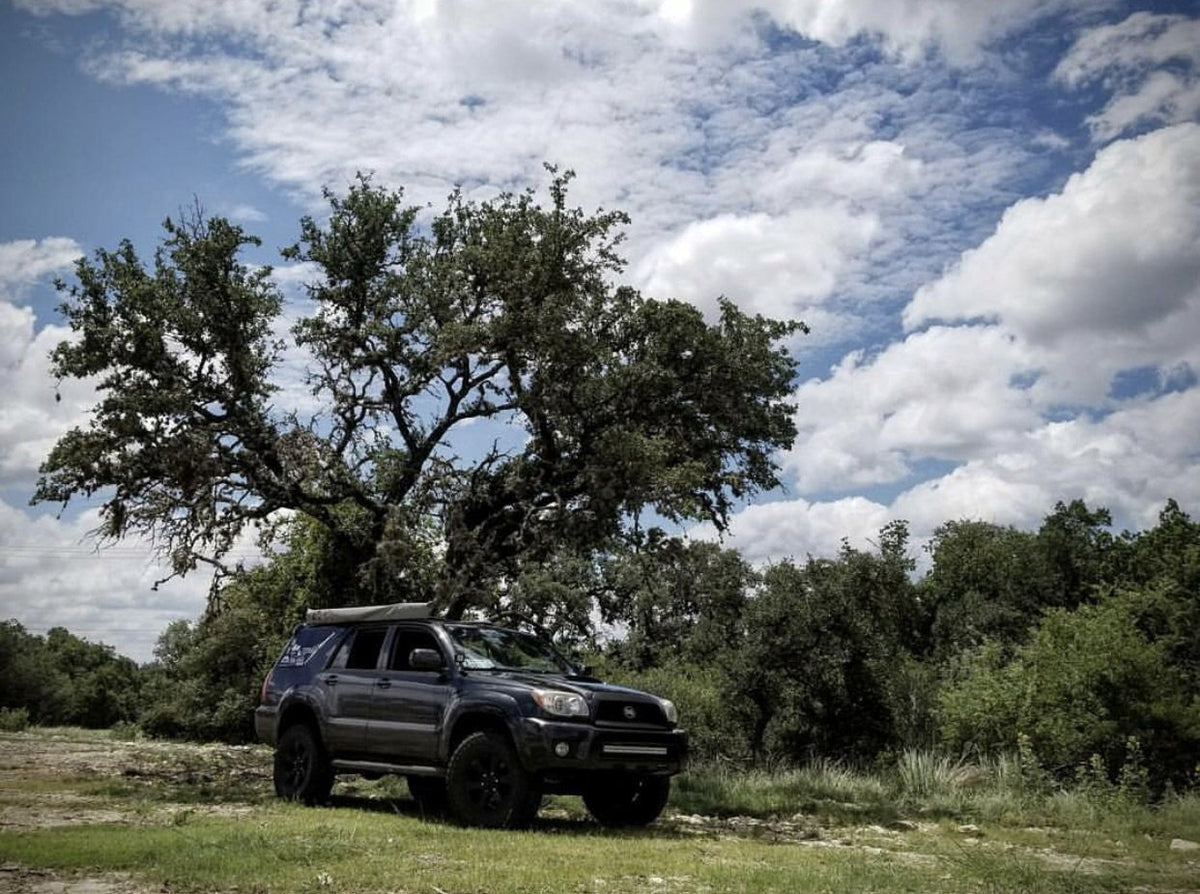 Toyota 4Runner Canopy/ Awning Mounts For Factory Roof Rail – Overland ...